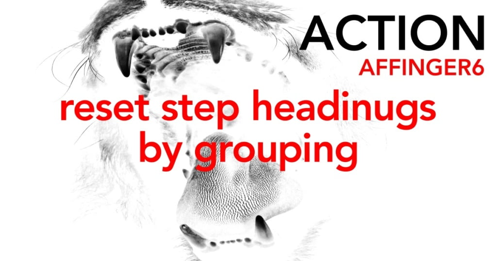 AFFINGER6 『追加 CSS クラス』を使わずに『ステップとカウント』見出しをリセットする方法 | osaboo BLOG